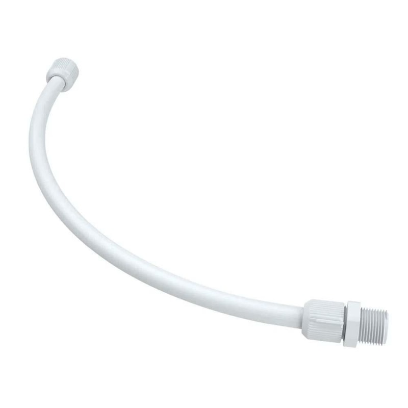 Rabicho Flexível PVC Branco Tigre 40cm 1/2 Polegada para Água Fria ...